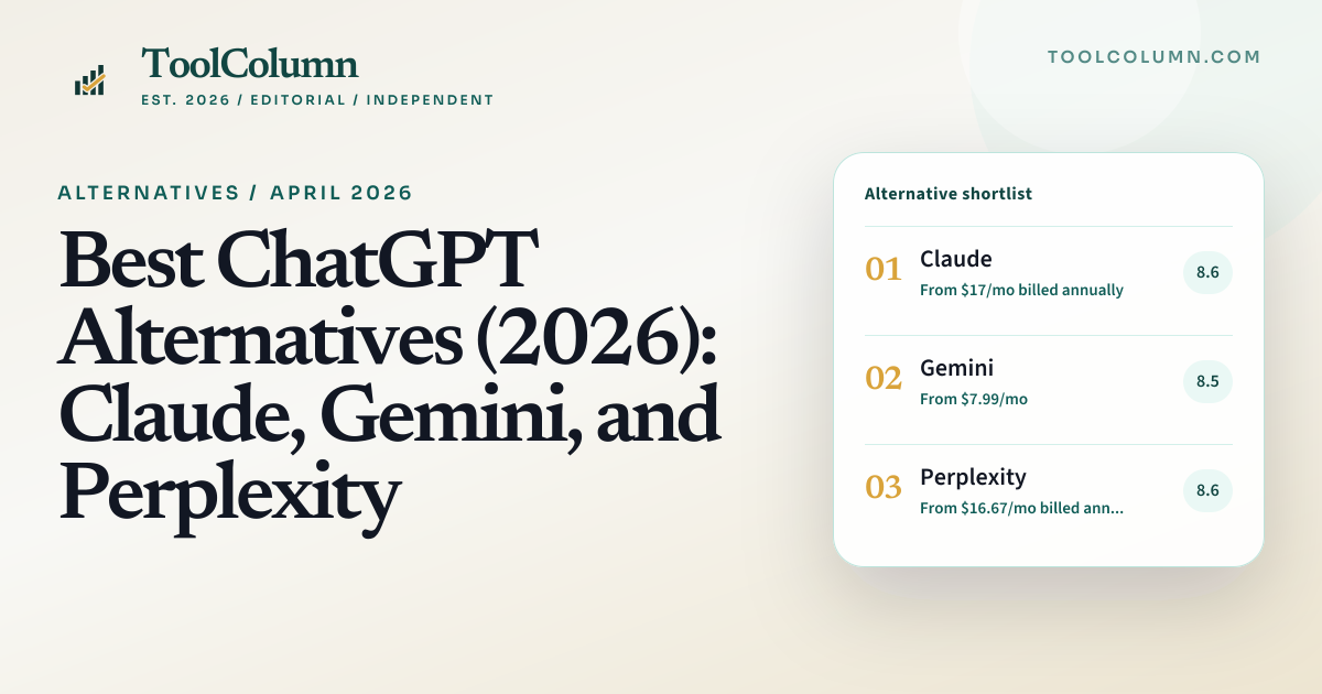Best ChatGPT Alternatives in 2026: Claude, Gemini, and Perplexity ...